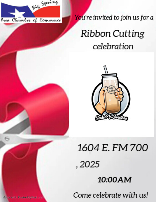 ribbon cutting ceremony | PosterMyWall