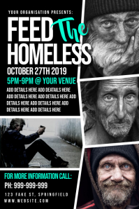 Feed The Homeless Flyer Template | PosterMyWall