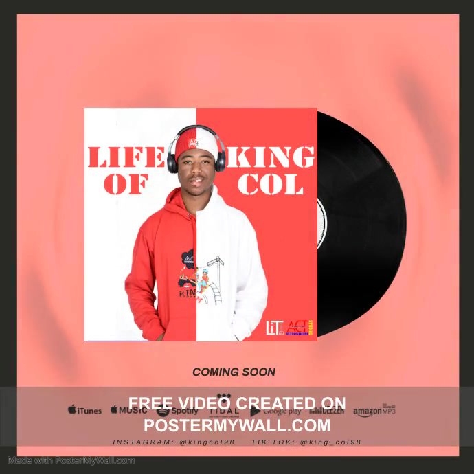 Copy of "New Single" NEW ALBUM RELEASE PROMO AD | PosterMyWall