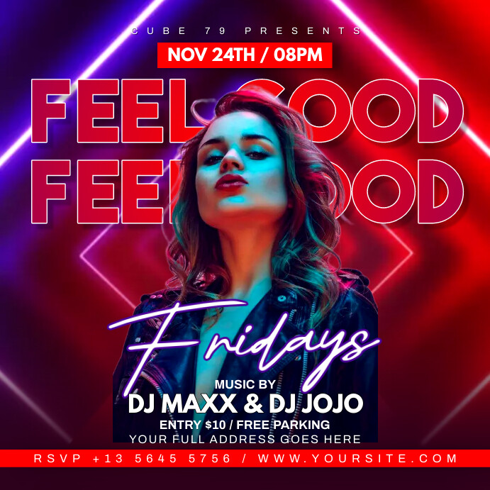 Copy of Feel good Friday's | PosterMyWall