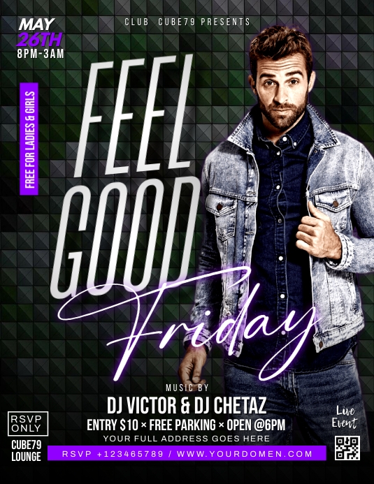 Feel Good friday Template | PosterMyWall