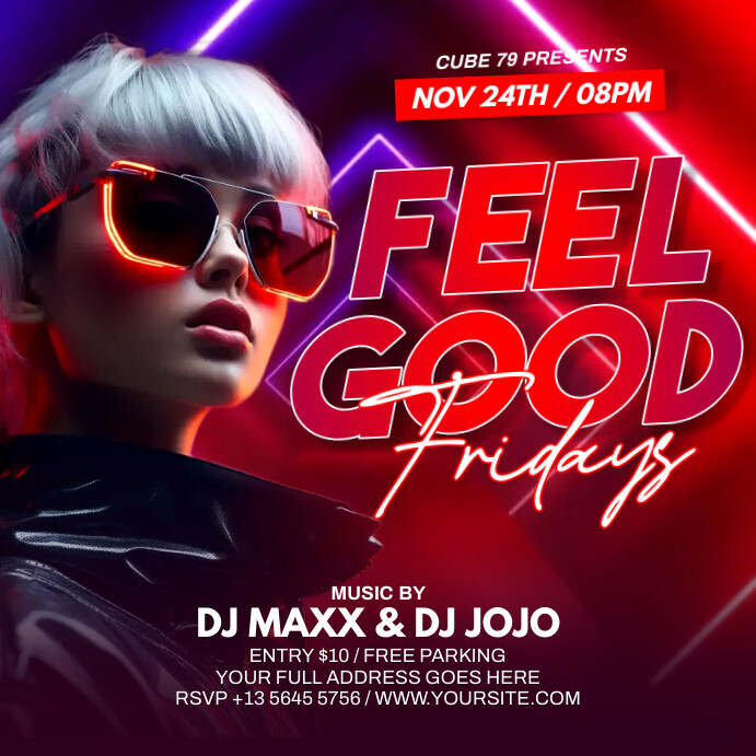 Feel good Friday Template | PosterMyWall