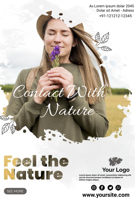 Du Modèle D'affiche de la Nature | PosterMyWall