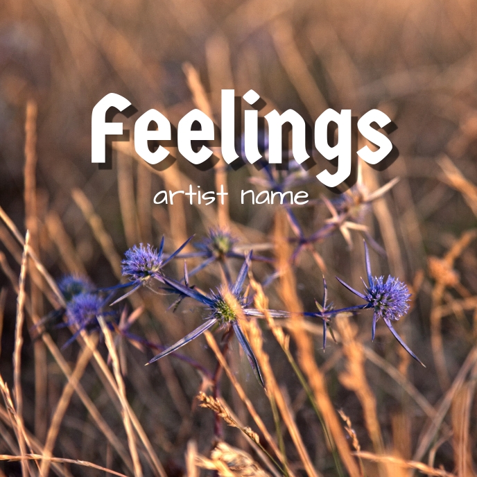 Feelings album art Template | PosterMyWall
