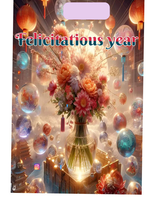 Felicitatious greeting flyer Template | PosterMyWall