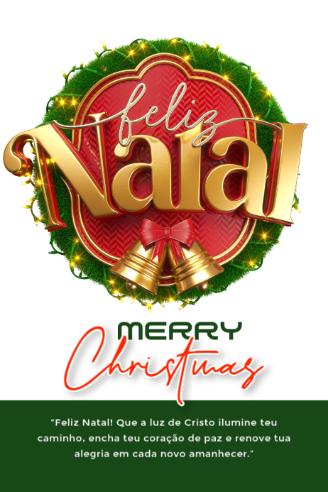 FELIZ NATAL Template | PosterMyWall