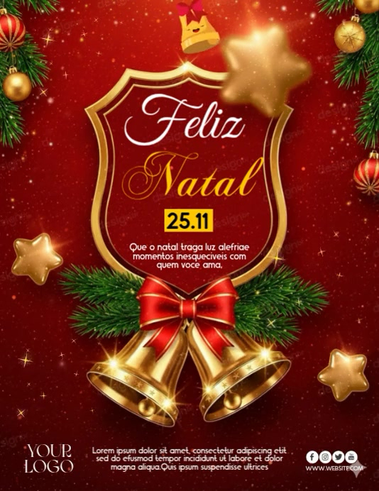 feliz natal Template | PosterMyWall