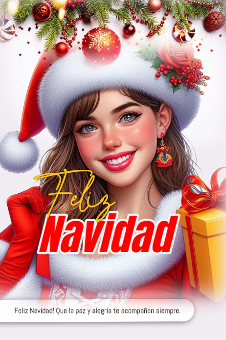 Feliz navidad Template | PosterMyWall
