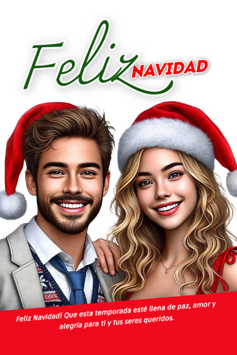 Feliz navidad Template | PosterMyWall