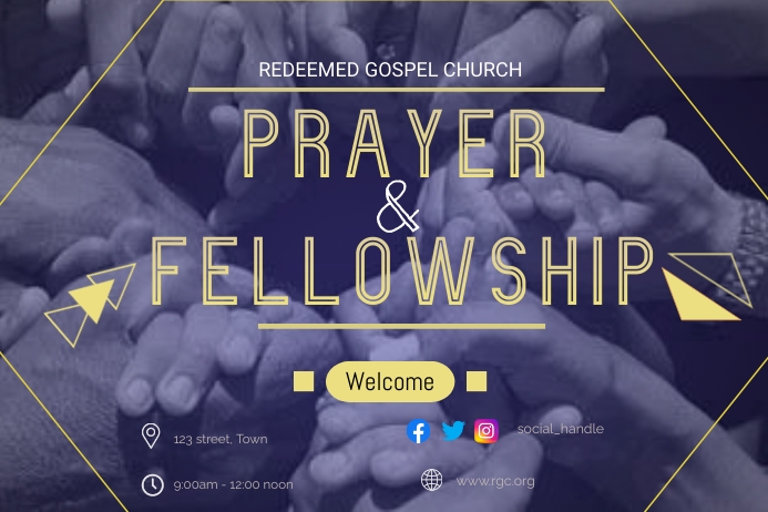 Fellowship Template | PosterMyWall