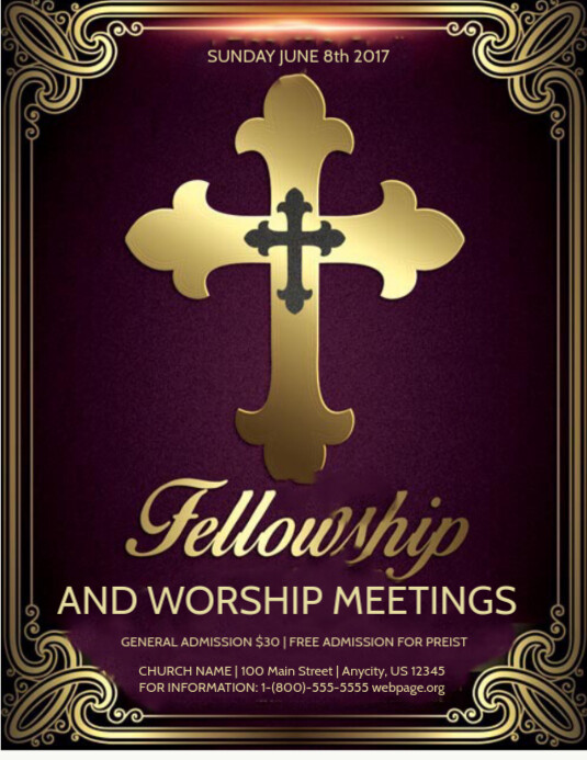 Fellowship Template | PosterMyWall