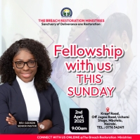 Fellowship with us flyer Template | PosterMyWall