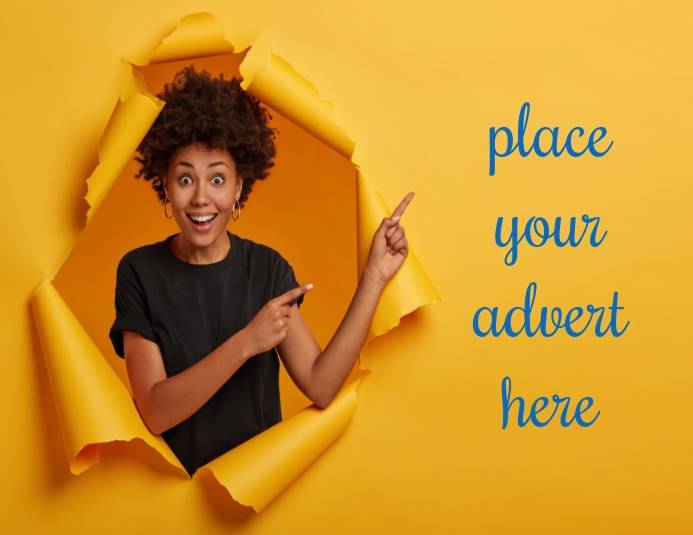 Copy of Female model demonstrates advertisment | PosterMyWall