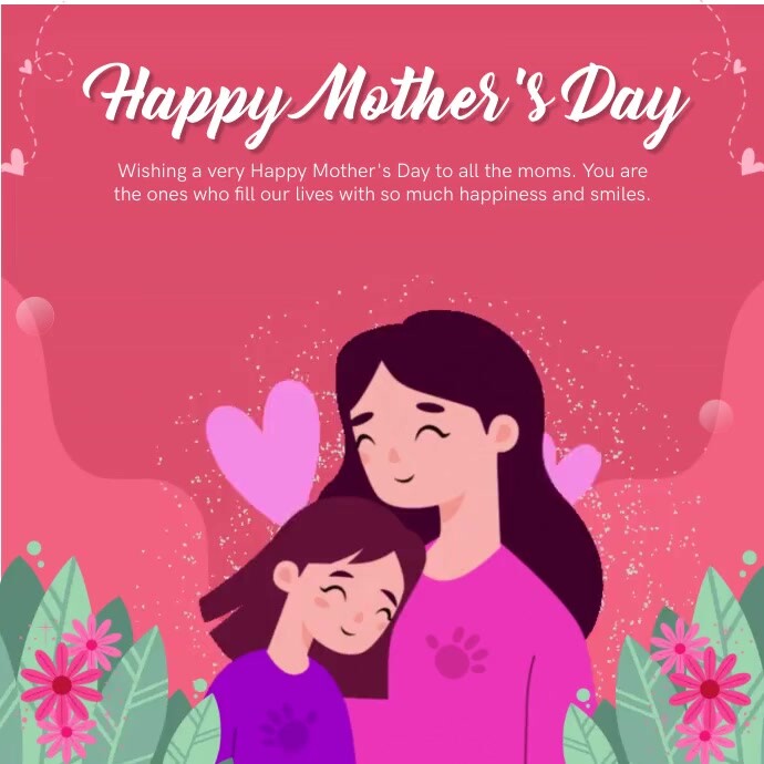 Feminine Happy Mother's Day Instagram Post Template | PosterMyWall