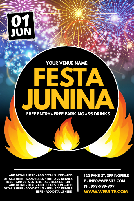 Festa Junina Poster Template | PosterMyWall