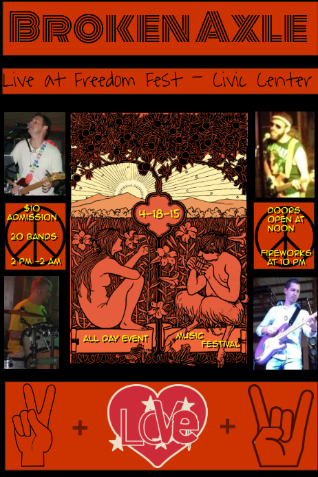 Festival Band Flyer Template | PosterMyWall