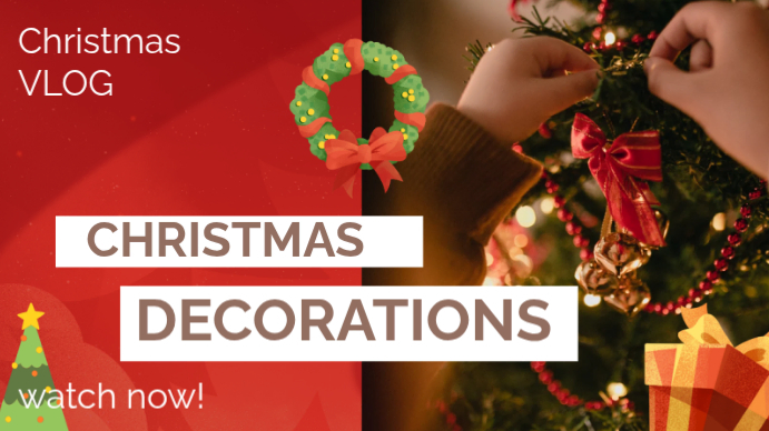 Festival Christmas Decorations Template | PosterMyWall