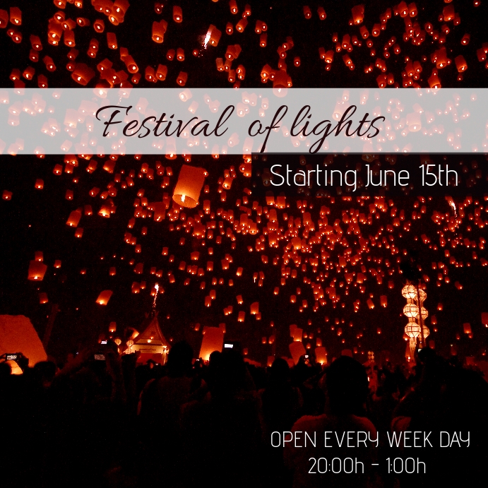 Festival Instagram Post | PosterMyWall