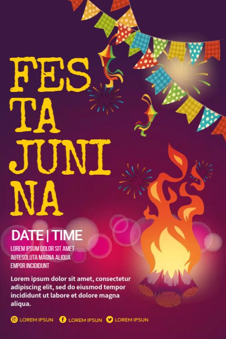 Festival Neon Template | PosterMyWall
