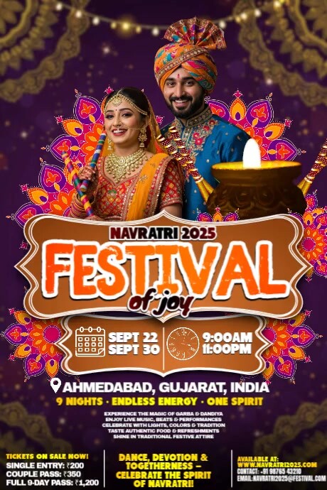 Festival of Joy, Spirit Alive Template | PosterMyWall