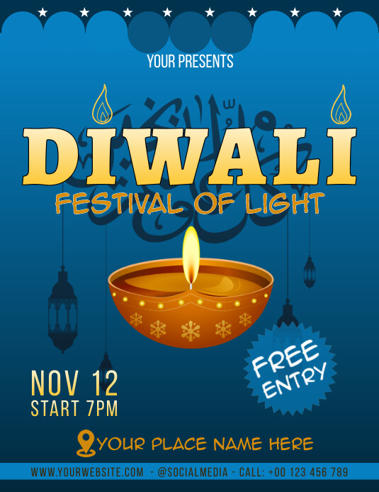 Festival of light Template | PosterMyWall