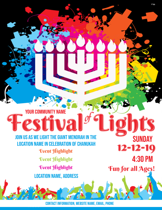 Festival of Lights Template | PosterMyWall