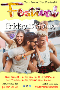 Summer Outdoor Party Flyer / Poster Template | PosterMyWall