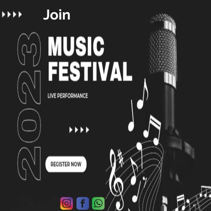 Plantilla de Festival template | PosterMyWall