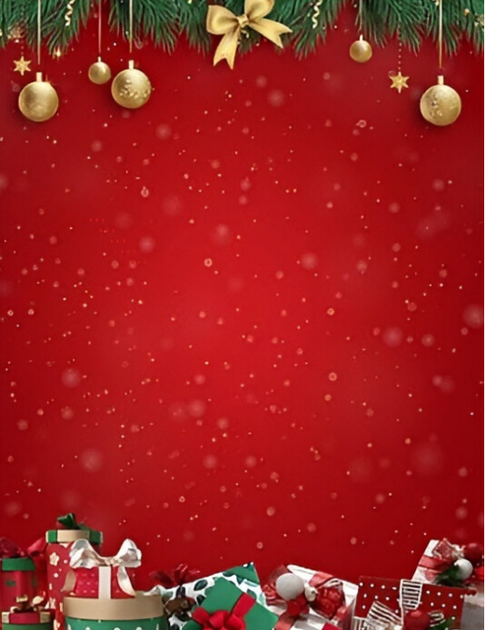 Festive Christmas Background Template | PosterMyWall