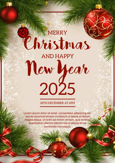 Plantilla de Festive Christmas Event | PosterMyWall