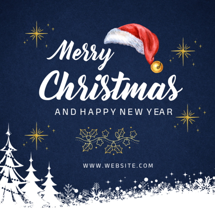 Festive Christmas layout Holiday event design Template | PosterMyWall