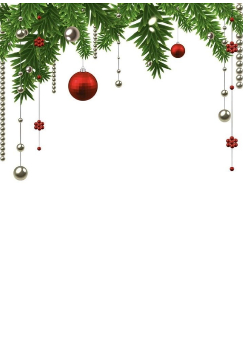 Festive evergreen border Template | PosterMyWall