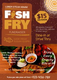 Fish Fry Flyer Template | PosterMyWall