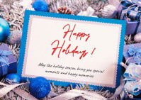 festive happy holidays design template | PosterMyWall