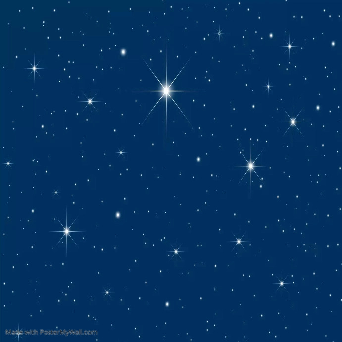 Copy of Festive stars background design flyer | PosterMyWall
