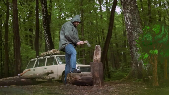 Fetch wood from the forest Template | PosterMyWall