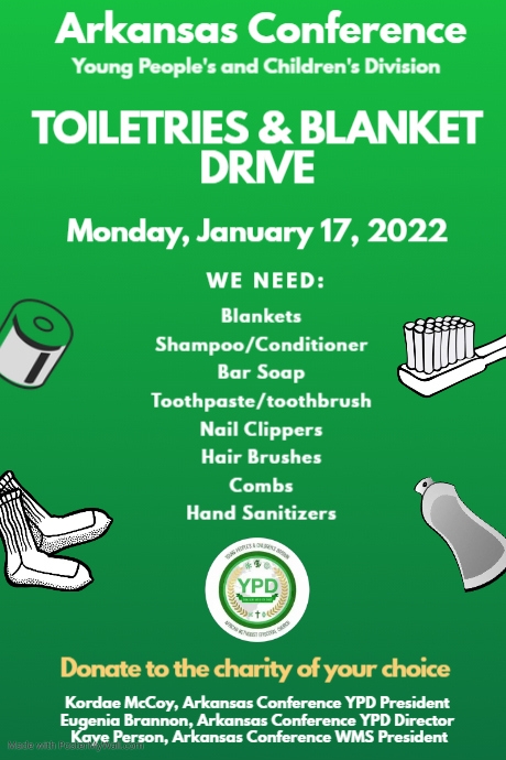 Copy of Copy of Toiletries Drive Flyer Template | PosterMyWall