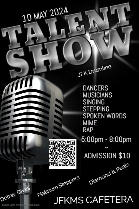 Talent Show Poster Flyer Template | PosterMyWall