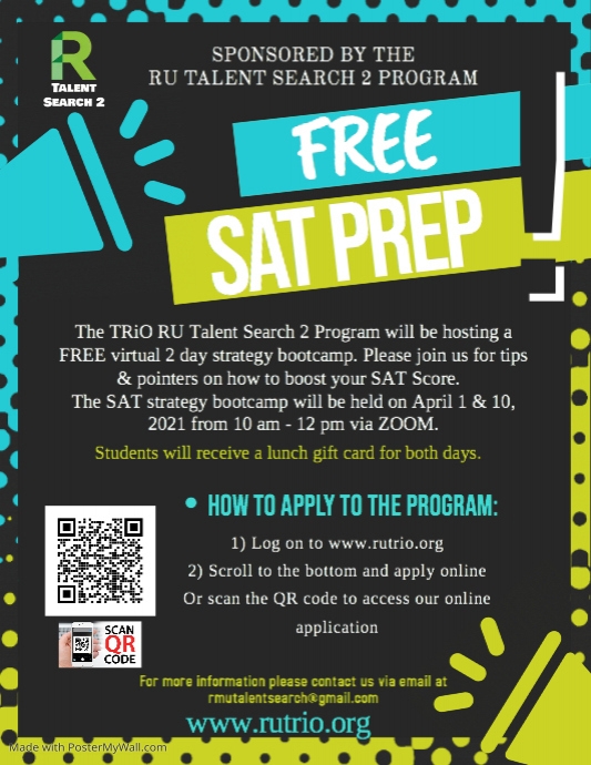 SAT BOOTCAMP 2021 | PosterMyWall