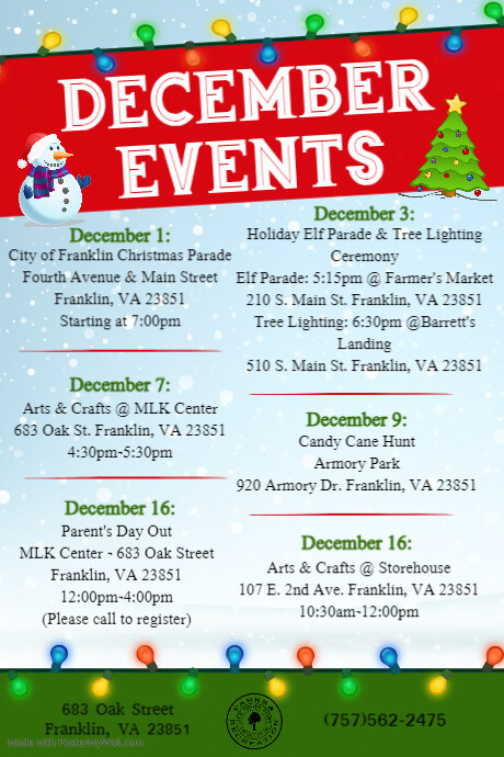 Christmas Holidays Fest Flyer Template | PosterMyWall