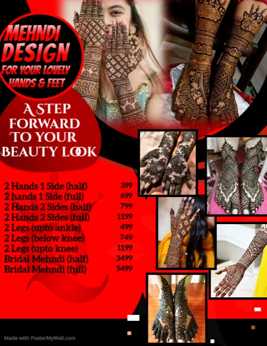 Mehendi design | PosterMyWall