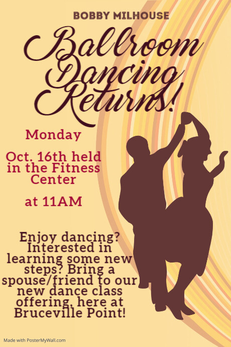 Ballroom dancing classes template | PosterMyWall