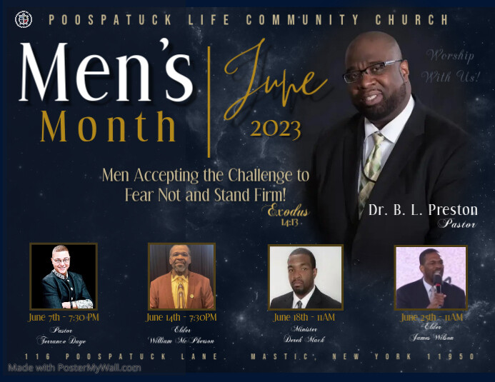 Copy of Men's Month 2 | PosterMyWall