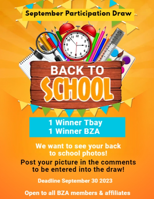 Sept Participation Draw sept 30th | PosterMyWall