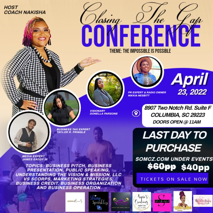 Copy of CONFERENCE FLYER | PosterMyWall