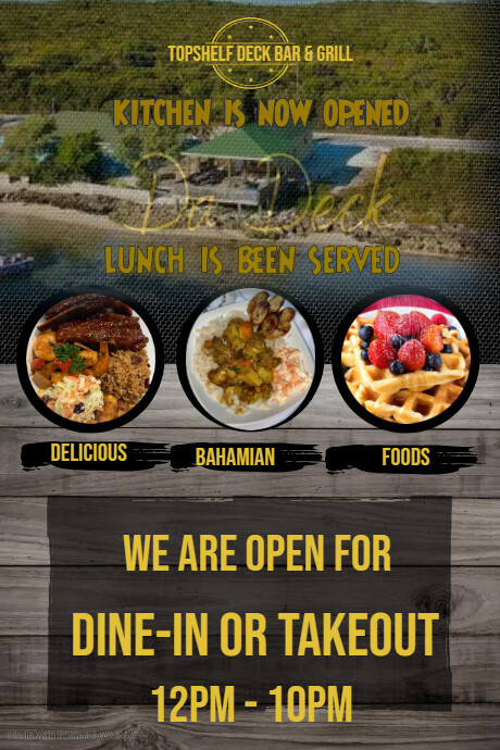 Outdoor Restaurant Signs | PosterMyWall