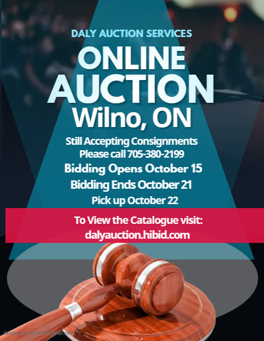 Online Auction Flyer | PosterMyWall