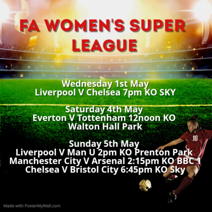 Copy of Copy of Girls Soccer Game Football League Game Ad | PosterMyWall