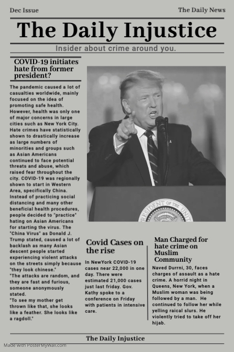 Copy of Conventional Newspaper Layout | PosterMyWall