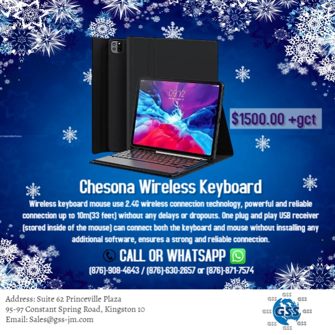 Chesona Wireless Keyboard | PosterMyWall